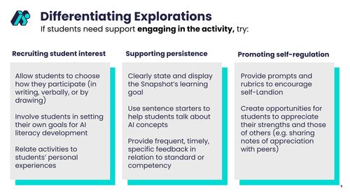 Elementary AI Explorations — aiEDU