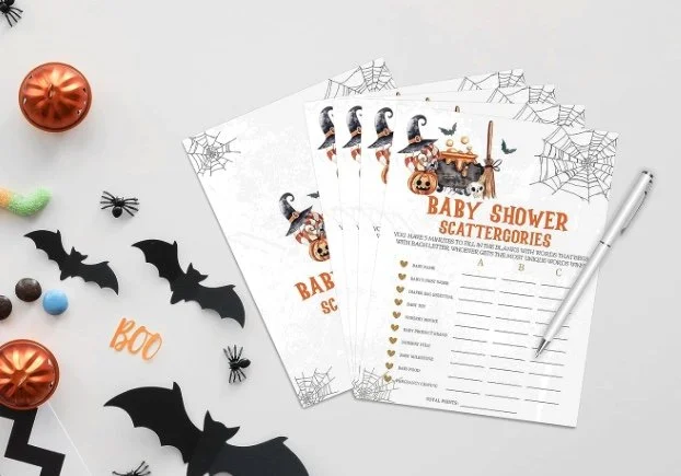 Halloween Themed Baby Shower — Mom's First Steps