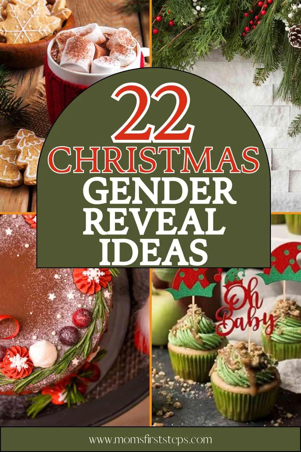 Christmas Themed Gender Reveal Ideas — Mom's First Steps