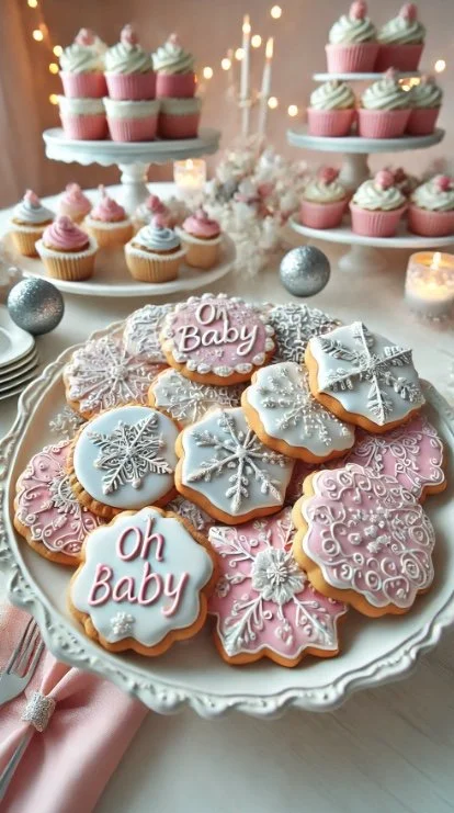 Winter Baby Shower Cookies Ideas — Mom's First Steps
