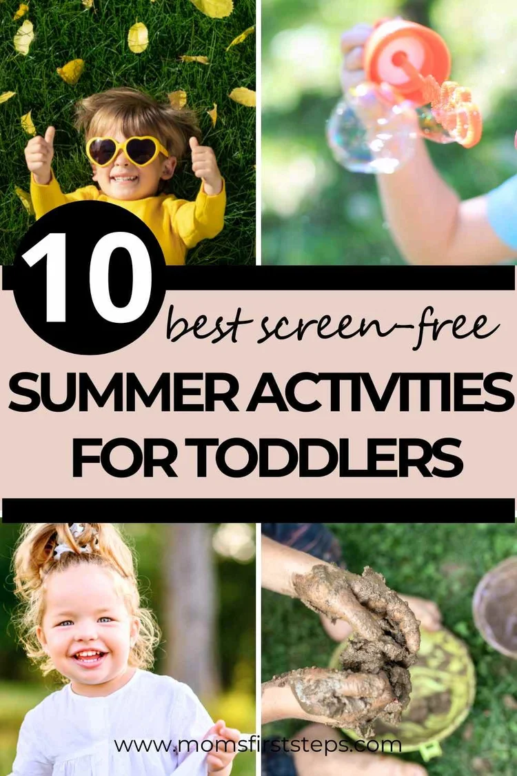 10 Fun Summer Toddler Activities — Easy & Screen-Free — Mom's First Steps