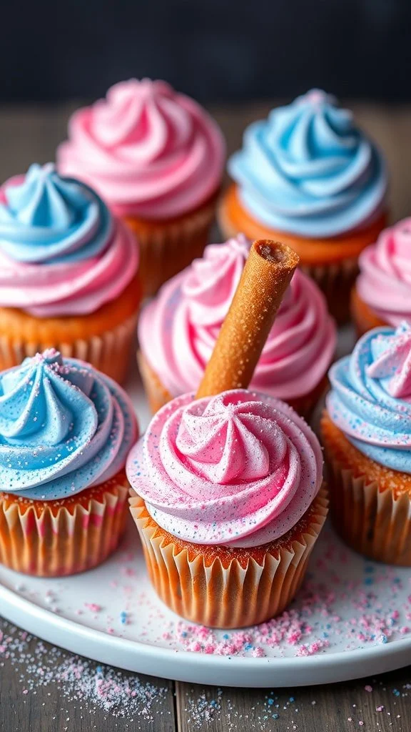 25 Genius Gender Reveal Cupcakes Ideas To Surprise Your Guests — Mom's ...