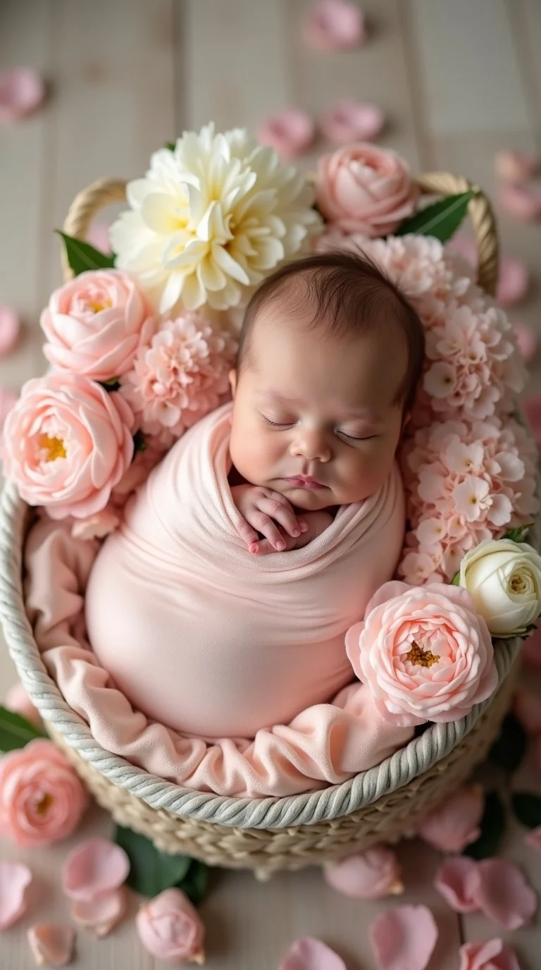 25+ Enchanting Spring Newborn Photo Ideas to Capture Your Baby's First ...