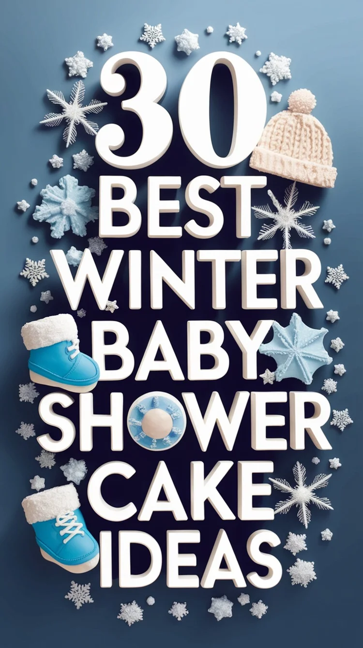Winter Baby Shower Cake Ideas — Mom's First Steps