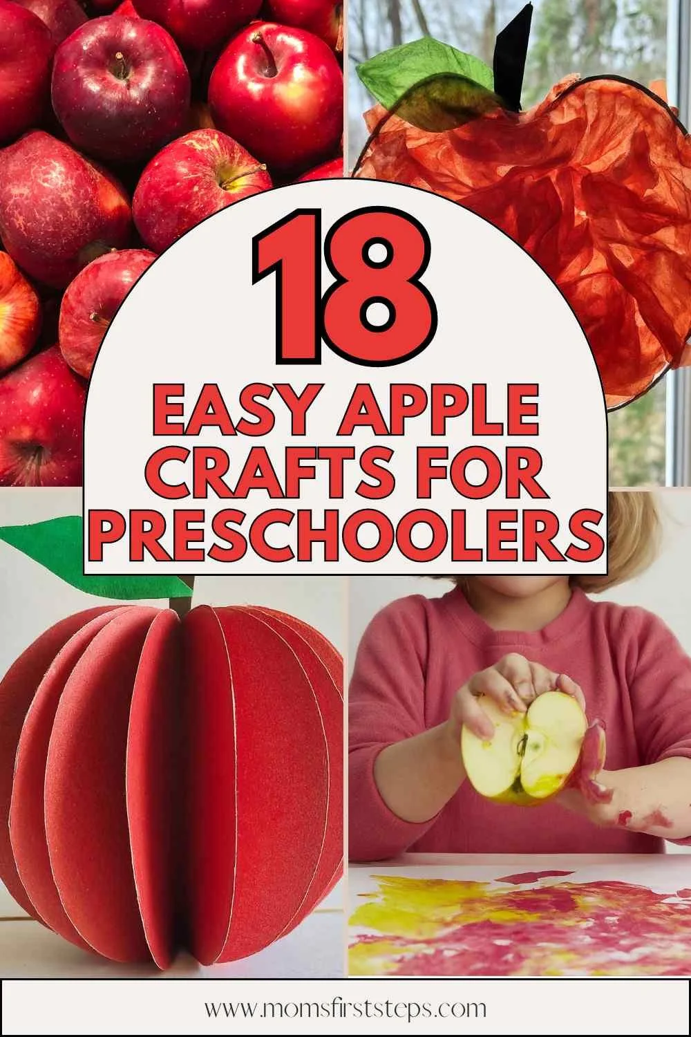 Apple Crafts for Preschoolers — Mom's First Steps