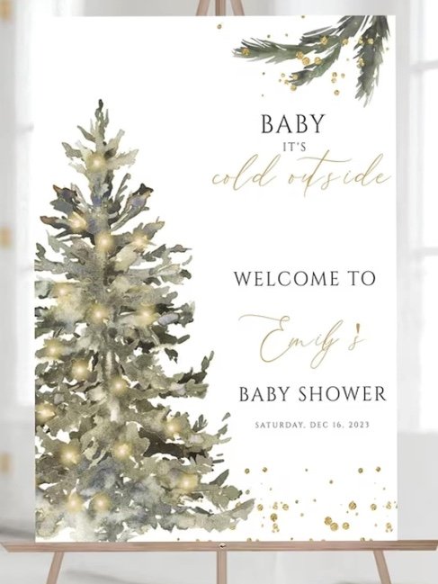 Baby Its Cold Outside Baby Shower — Mom's First Steps
