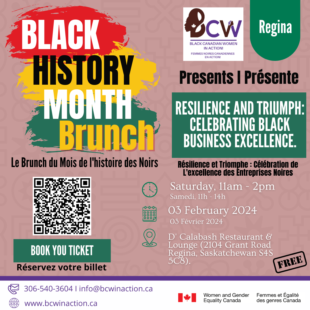 Black History Month Event (Regina, Saskatchewan) — Black Canadian Women ...