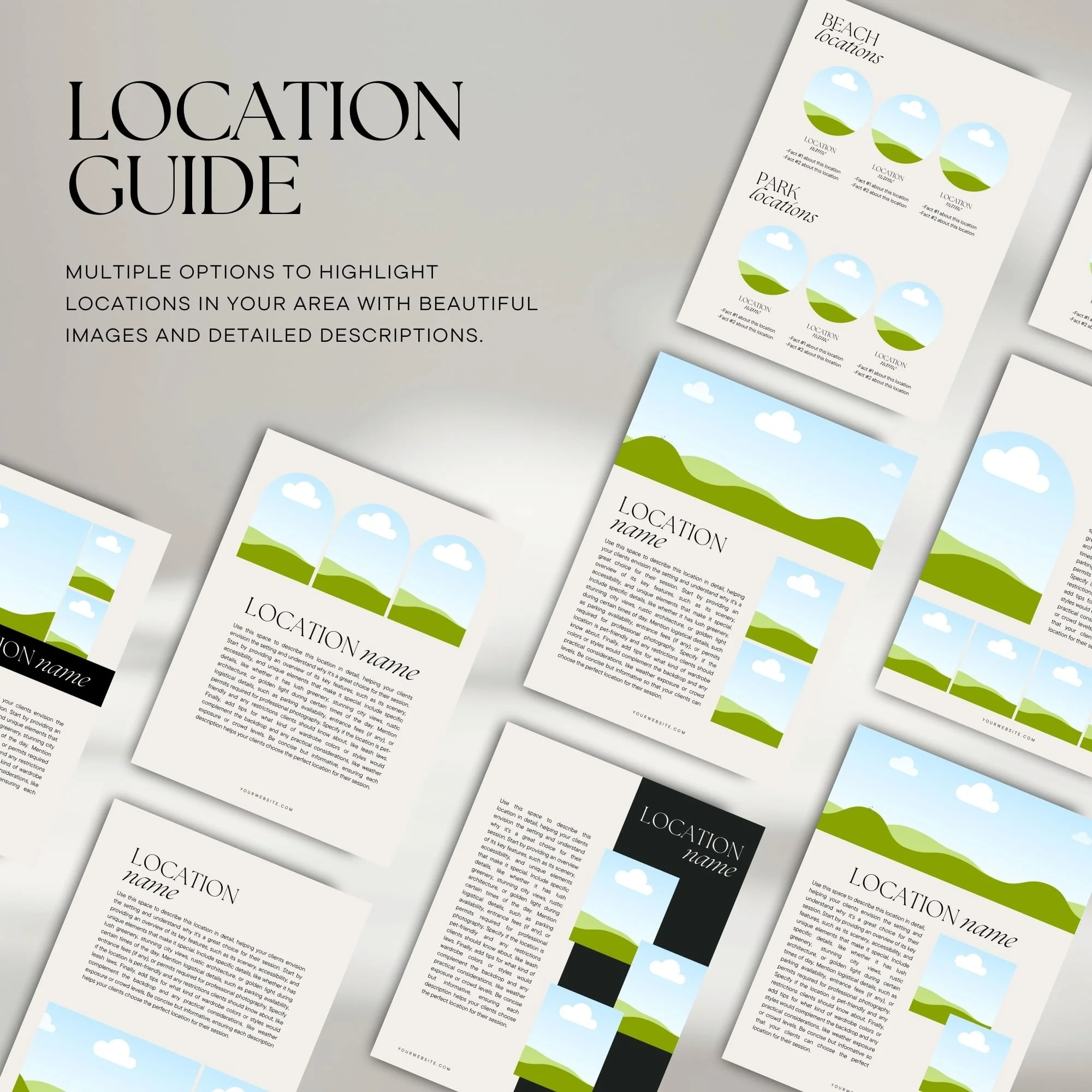 mini-session email templates for photographers — Lovisa Photo- Orange ...