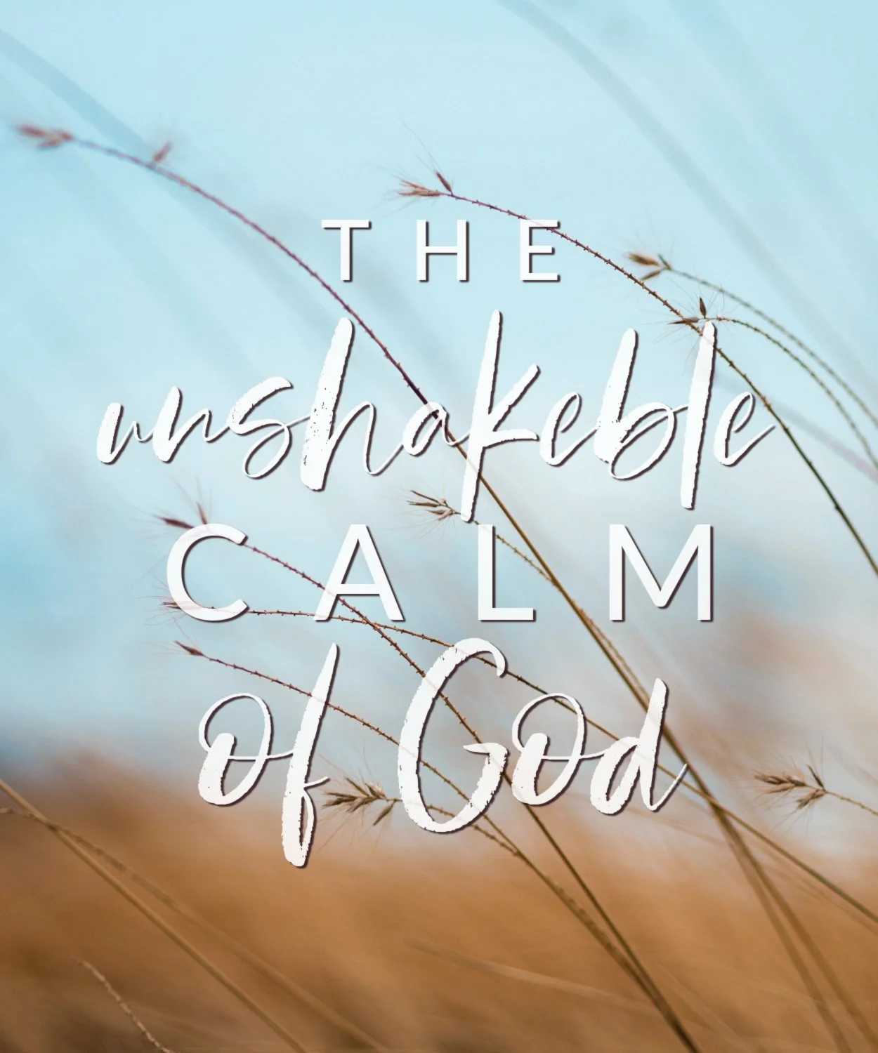 The Unshakeable Calm of God — Watchman on the Wall Ministries