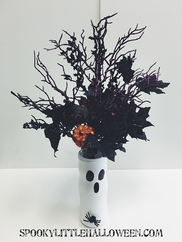 DIY Under $10: Floral Ghost Vase — Spooky Little Halloween