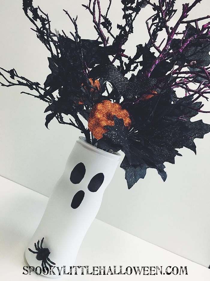 DIY Under $10: Floral Ghost Vase — Spooky Little Halloween