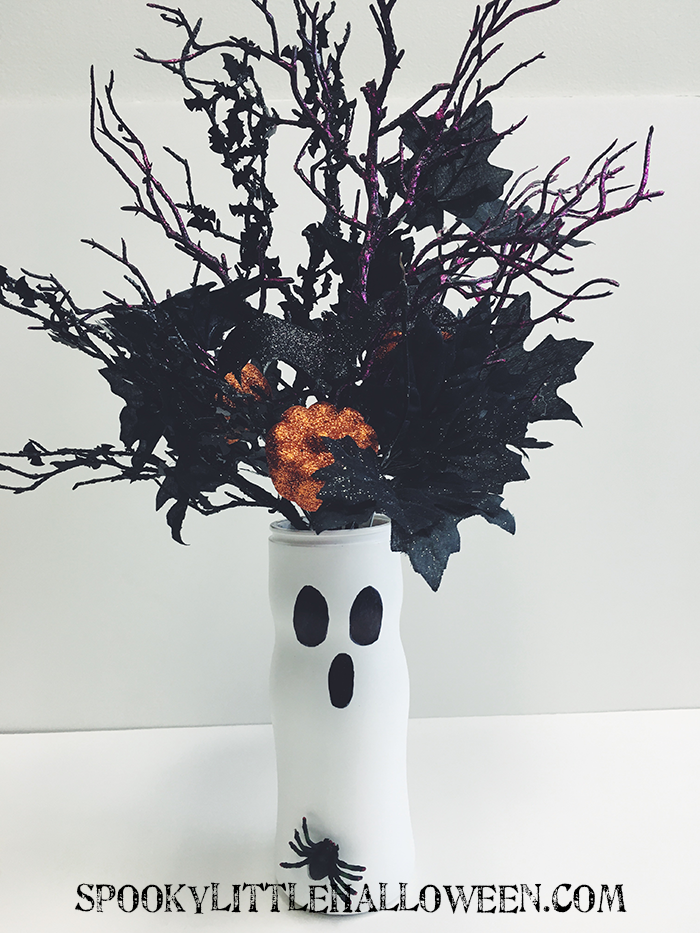 DIY Under $10: Floral Ghost Vase — Spooky Little Halloween