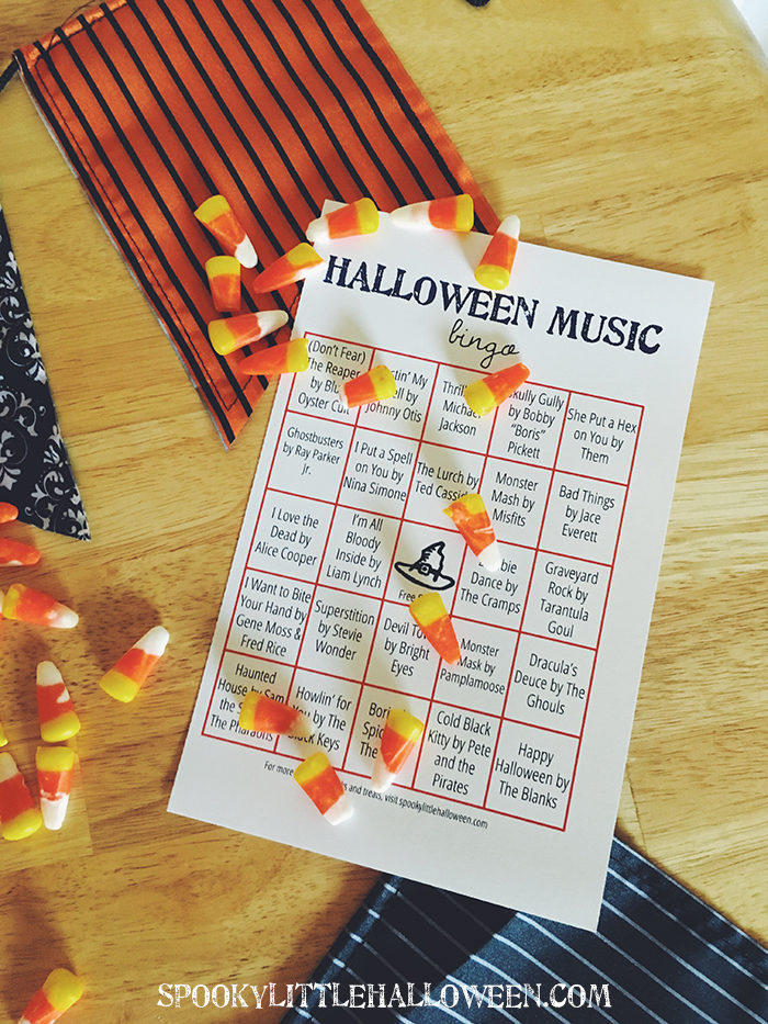 Halloween Music Bingo — Spooky Little Halloween
