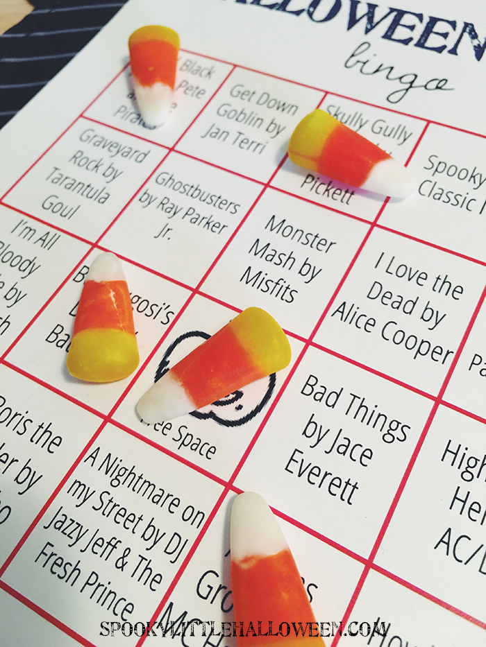 Halloween Music Bingo — Spooky Little Halloween