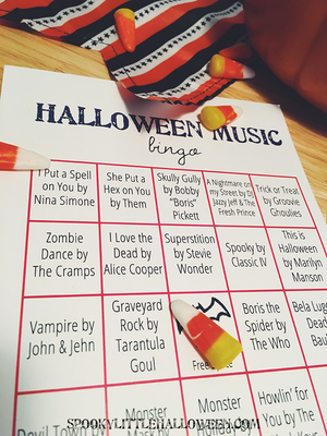 Halloween Music Bingo — Spooky Little Halloween