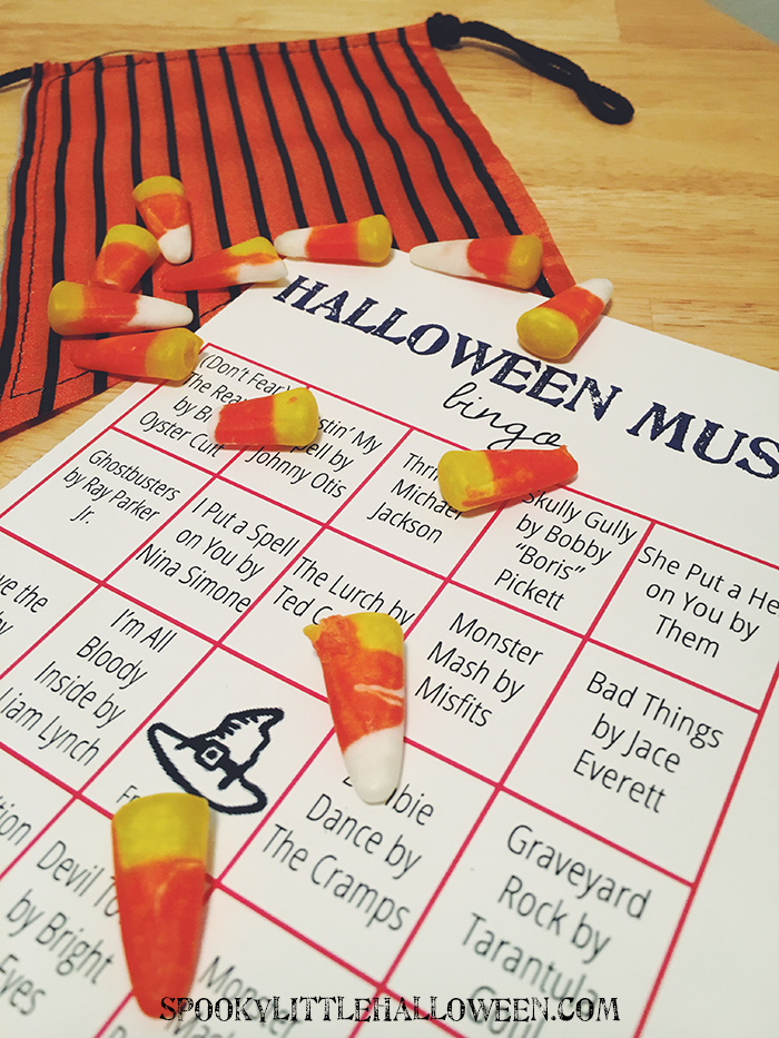 Halloween Music Bingo — Spooky Little Halloween