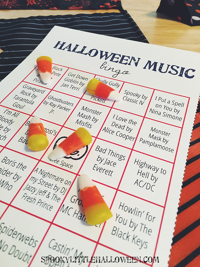 Halloween Music Bingo — Spooky Little Halloween