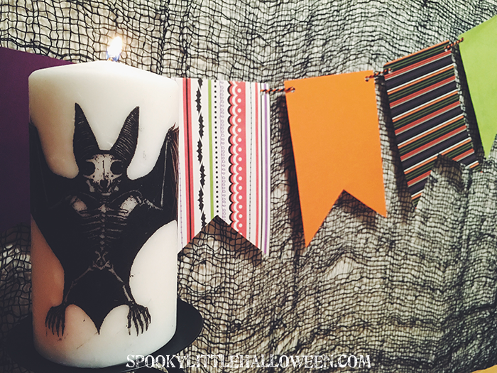 DIY Under $10: Halloween Pennant Banner — Spooky Little Halloween