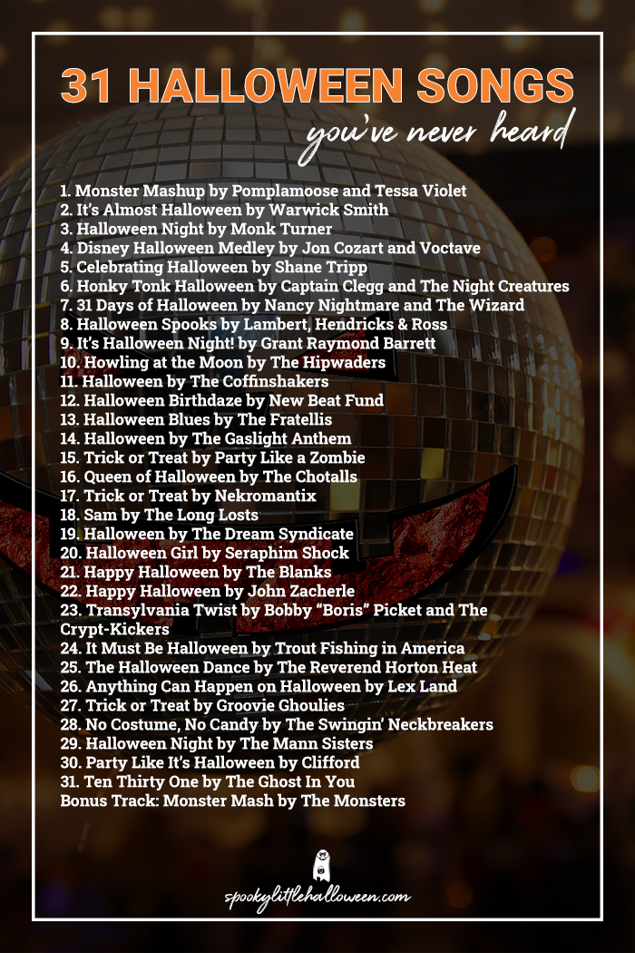 31 Halloween Songs You've Never Heard — Spooky Little Halloween