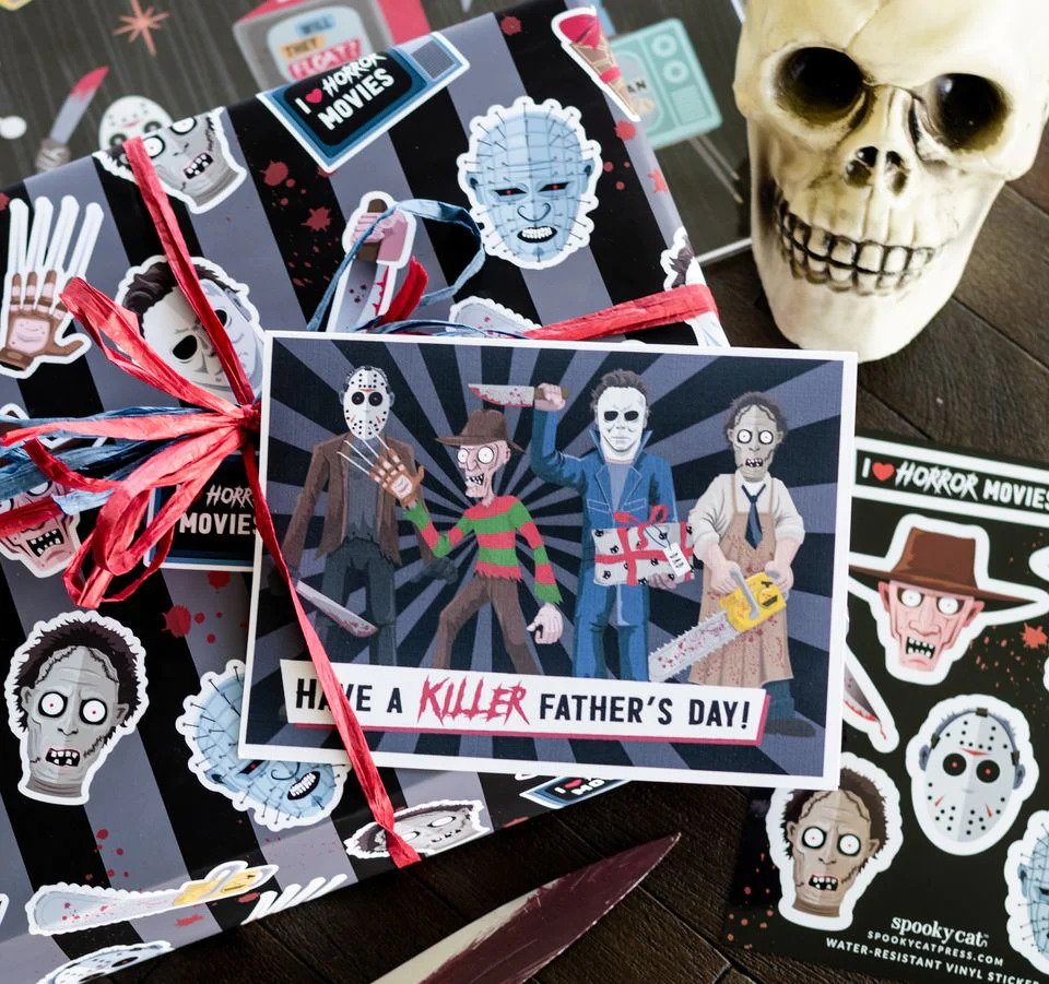 9 Spooky Father's Day Cards from Spooky Cat Press — Spooky Little Halloween