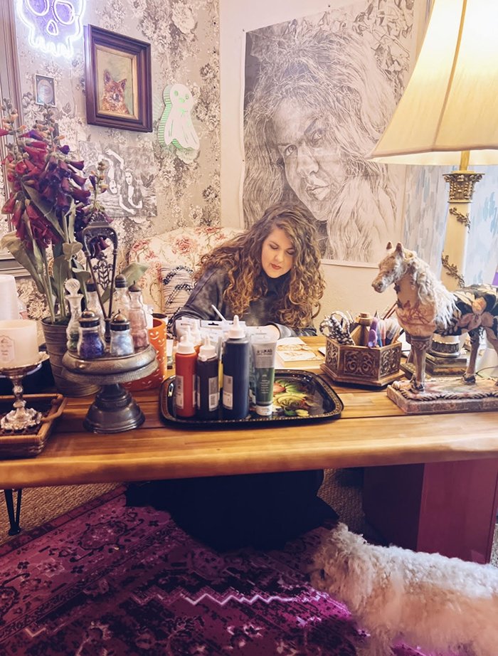 Running Up That Halloween Hill: Meet Artist Laura Lee — Spooky Little ...