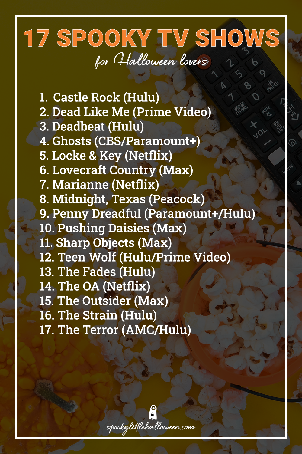 17 Spooky TV Shows for Halloween Lovers — Spooky Little Halloween