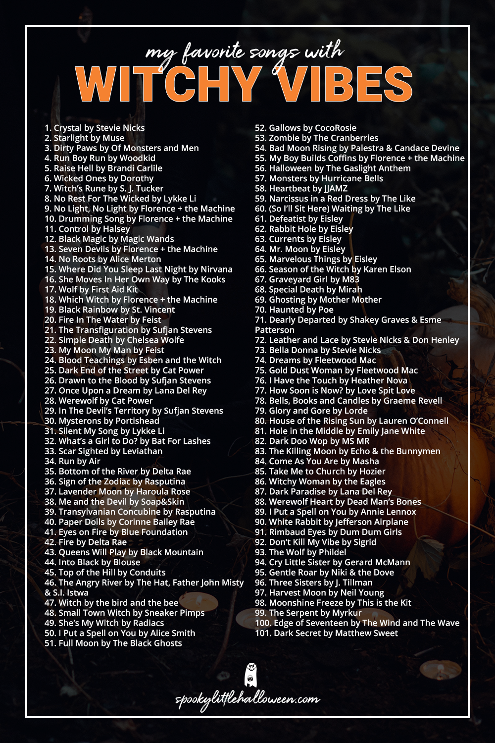 My Favorite Songs with Witchy Vibes — Spooky Little Halloween