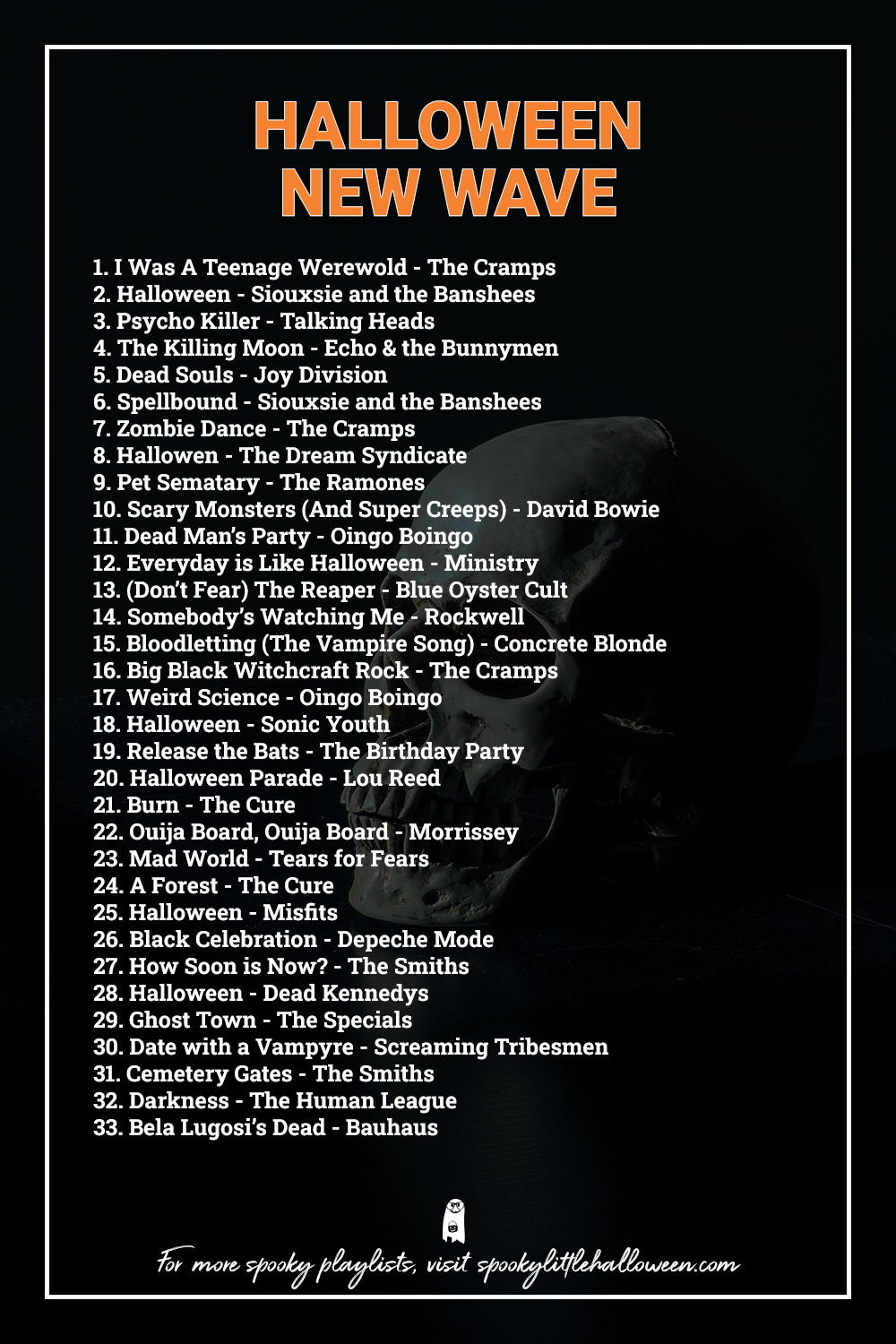 Halloween New Wave: A Playlist — Spooky Little Halloween