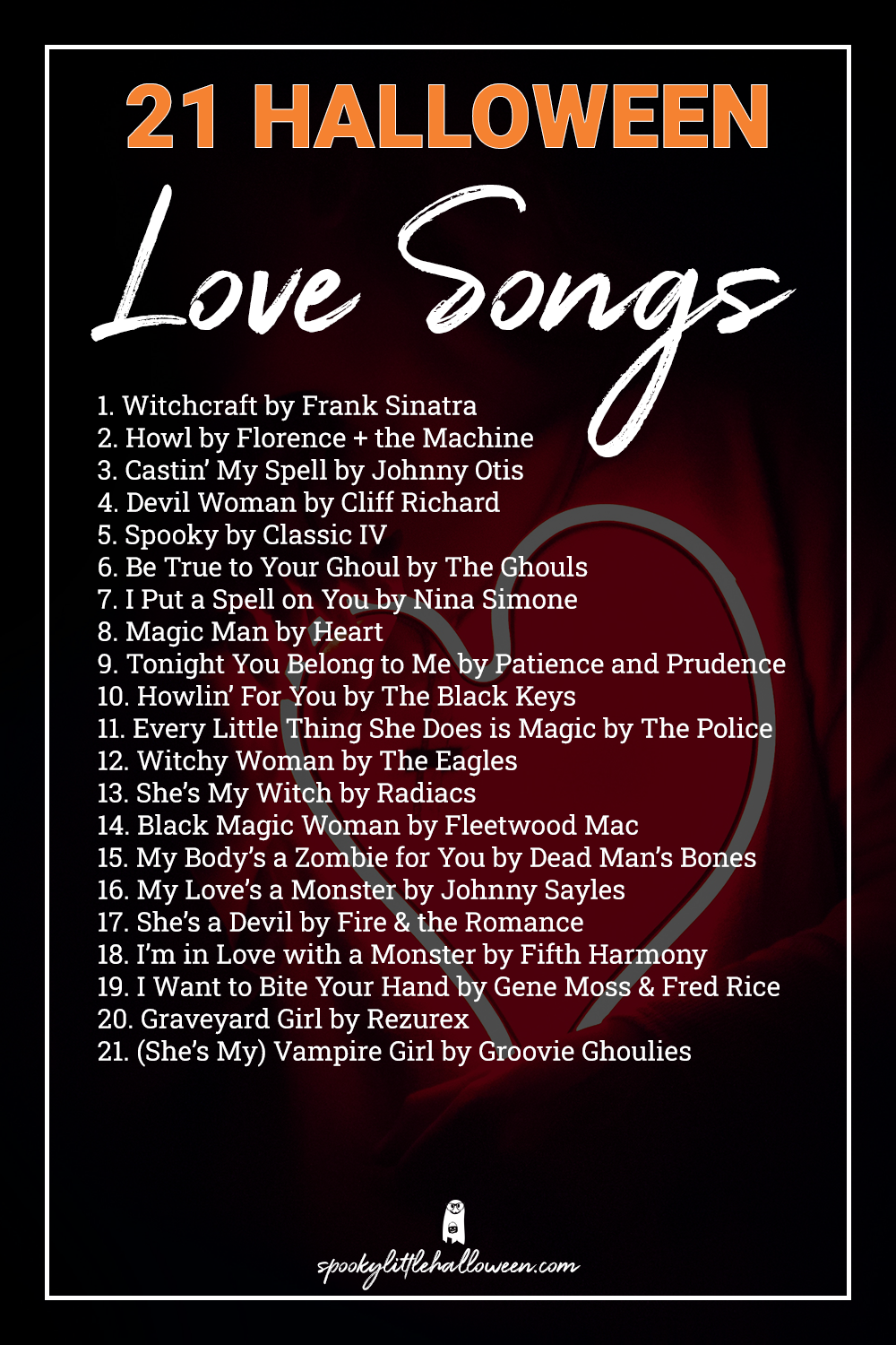 21 Halloween Love Songs — Spooky Little Halloween