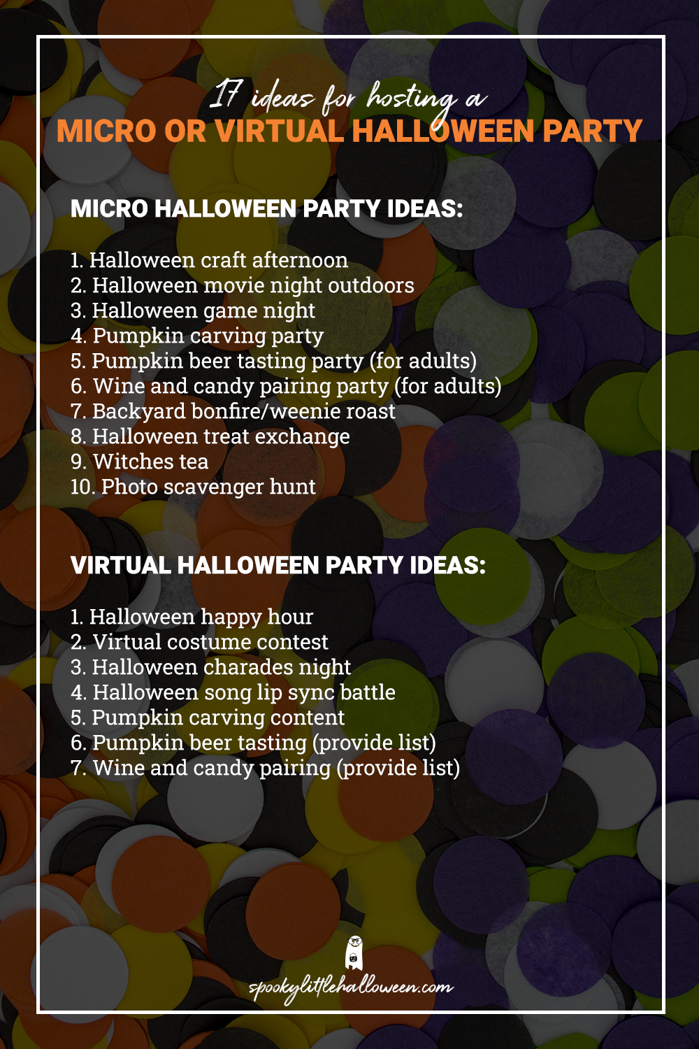 17 Ideas For Hosting a Micro or Virtual Halloween Party — Spooky Little ...