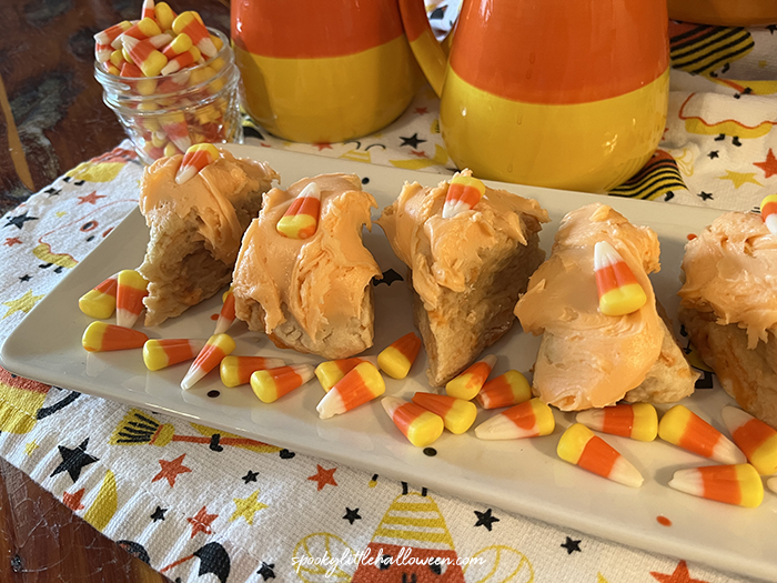 How to Make Candy Corn Scones — Spooky Little Halloween