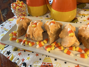 How to Make Candy Corn Scones — Spooky Little Halloween