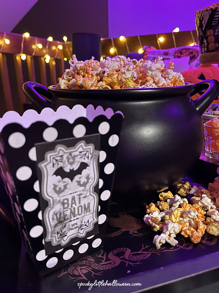 Spooky Movie Night: Popcorn Bar — Spooky Little Halloween