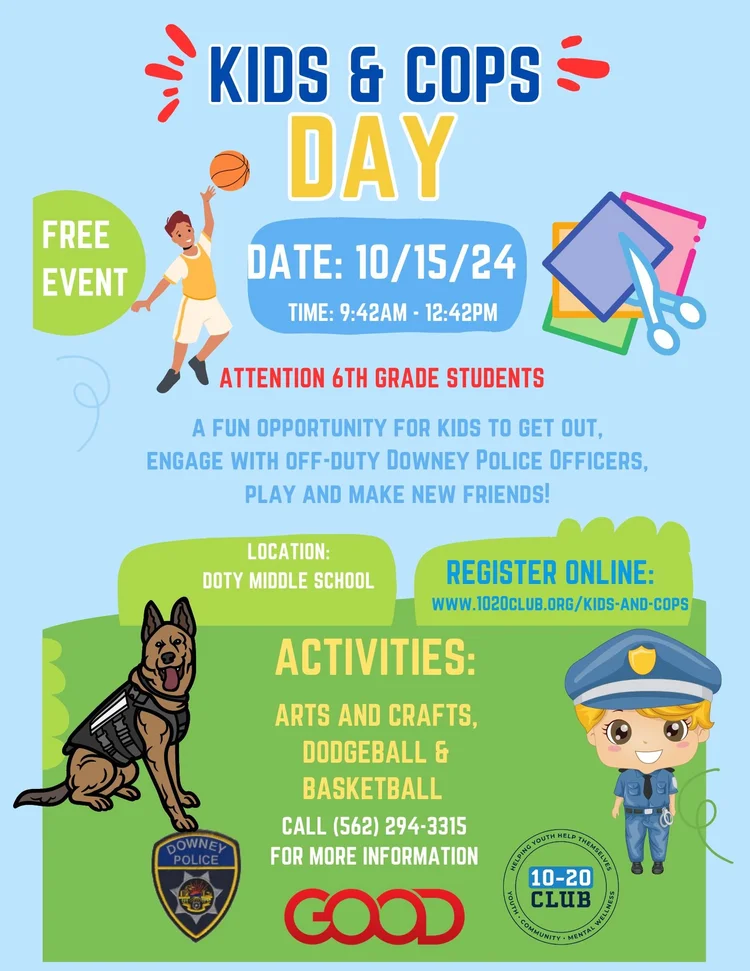 Kids & Cops Day — Downey GOOD