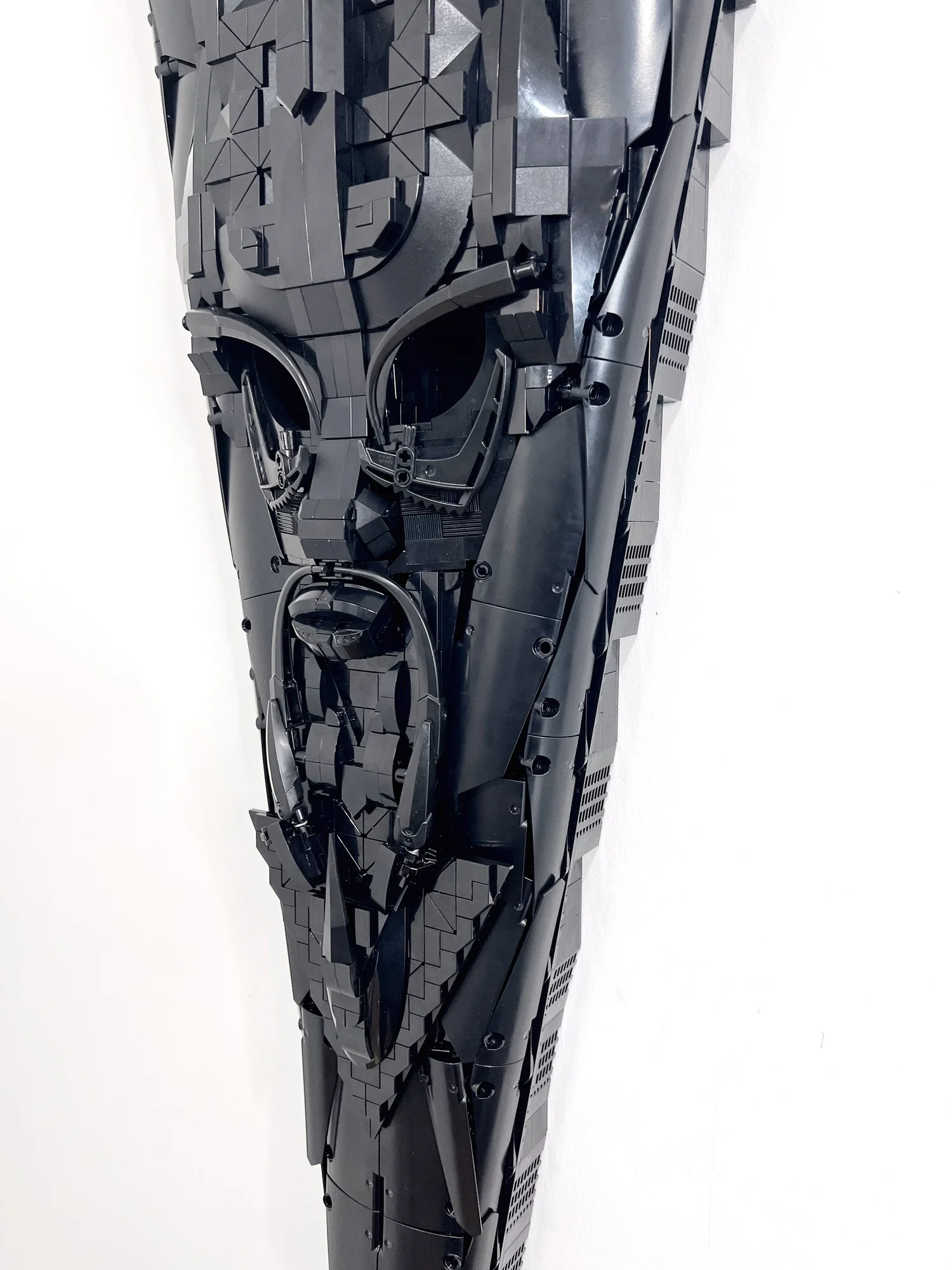 LEGO® sculptures by Ekow Nimako of West African masks in the form of ...