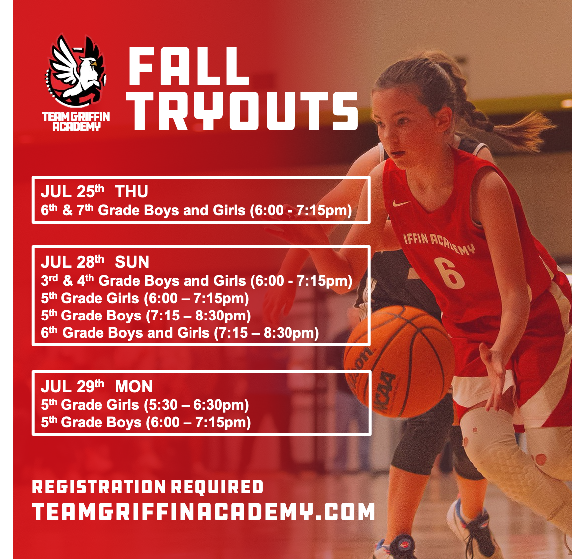 Team Griffin Academy - Basketball Tryouts in Oklahoma City