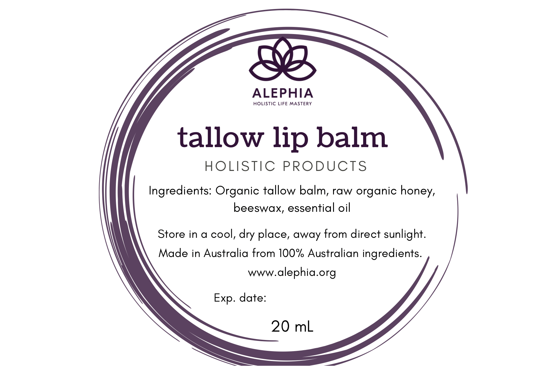 Organic Tallow Balm — Alephia Holistic Life Mastery