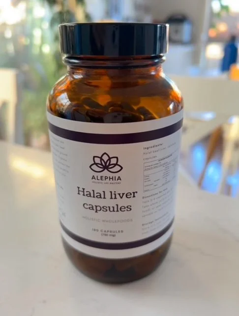 Halal Beef Liver Capsules & Powder — Alephia Holistic Life Mastery