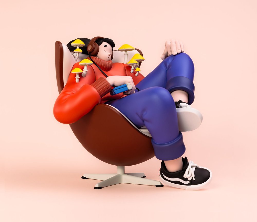 The Dreamer art toy — Wojtek Studio