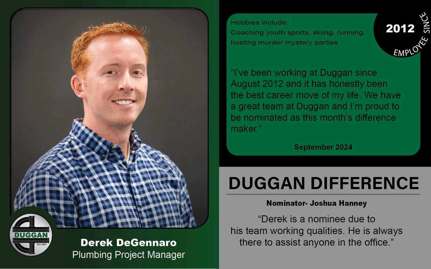 Duggan Difference — E.M. Duggan