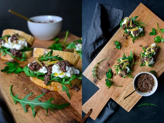 Mozzarella di Bufala and Olive Tapenade Sandwich with Preserved Lemon ...