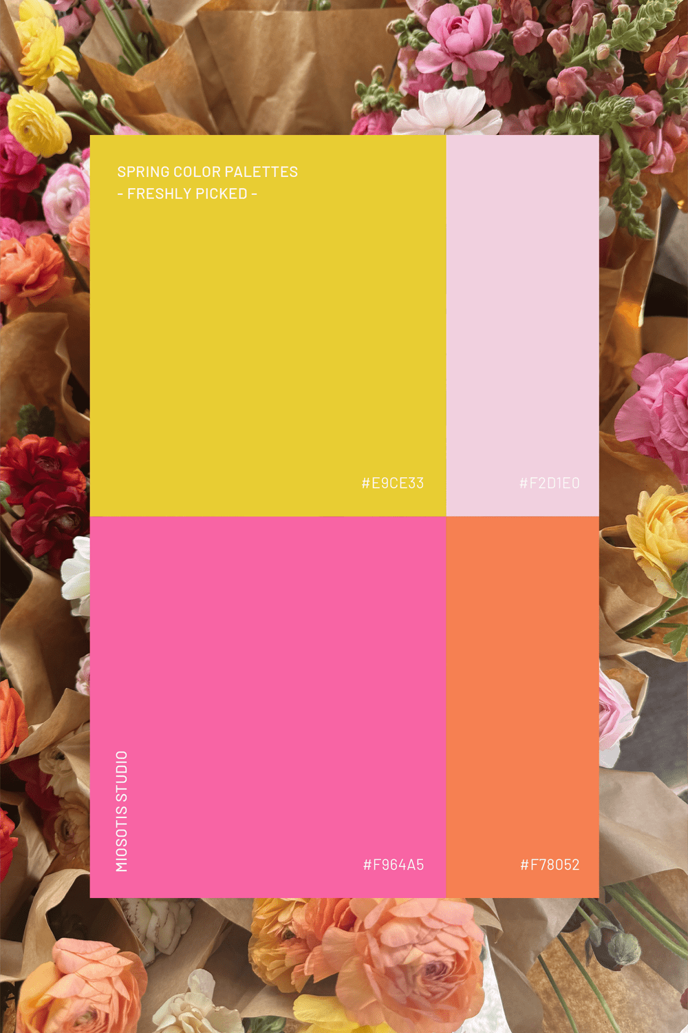 11 Color Palettes for Spring: A Fresh Look for Your Brand — Miosotis Studio