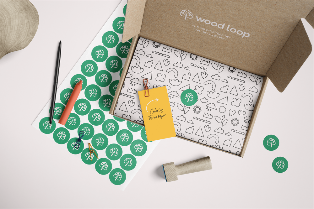 Wood Loop Branding — Miosotis Studio