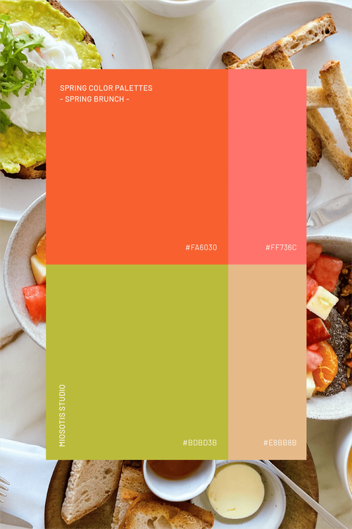 11 Color Palettes for Spring: A Fresh Look for Your Brand — Miosotis Studio