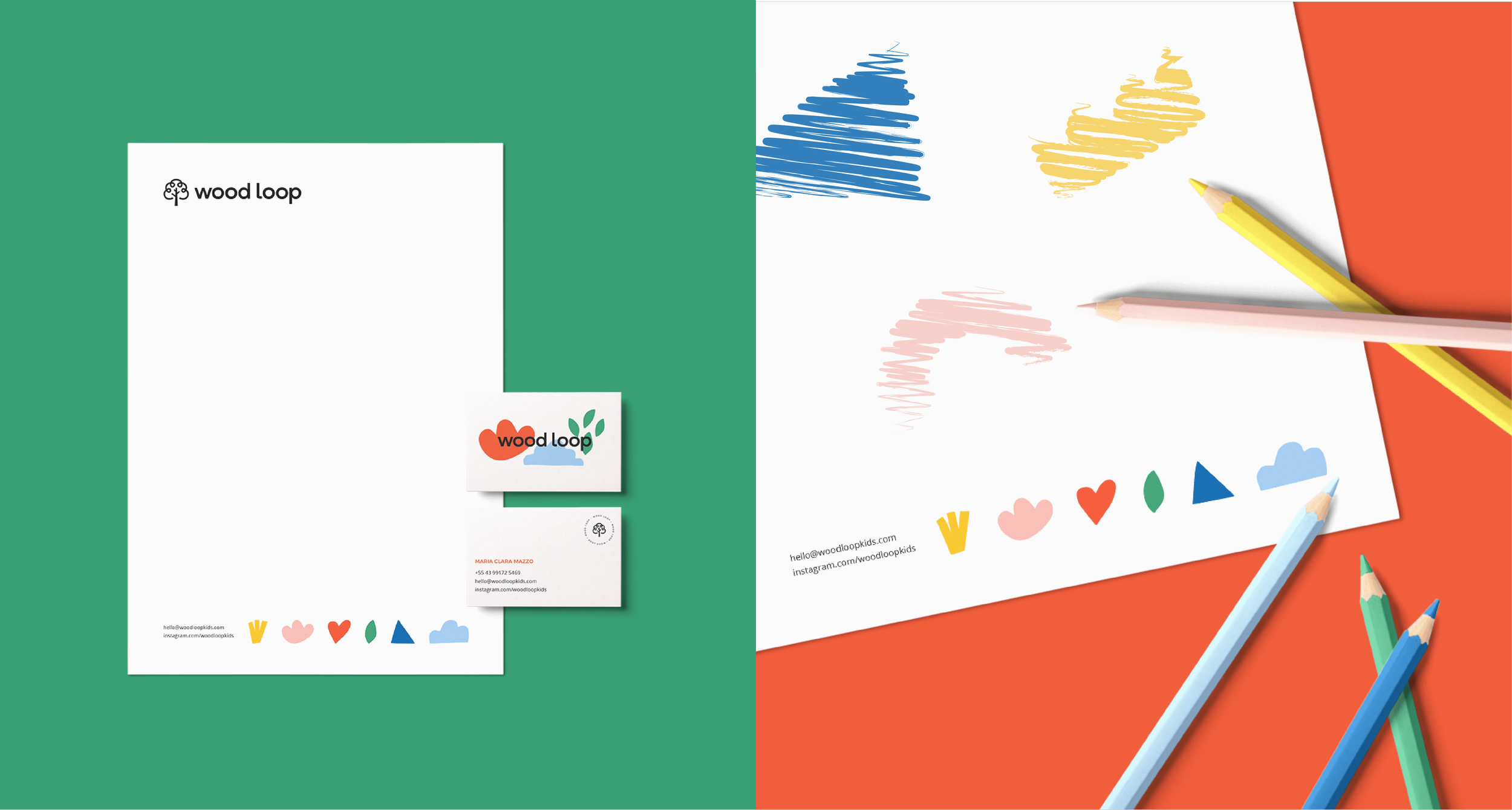 Wood Loop Branding — Miosotis Studio