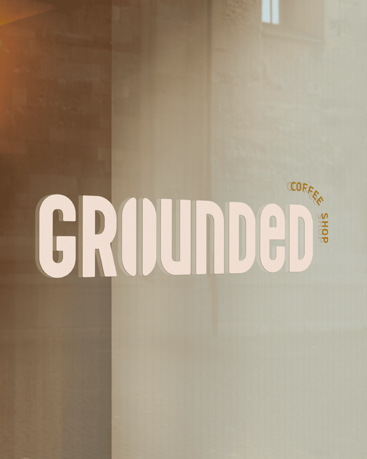 Coffee shop branding for Grounded — Miosotis Studio