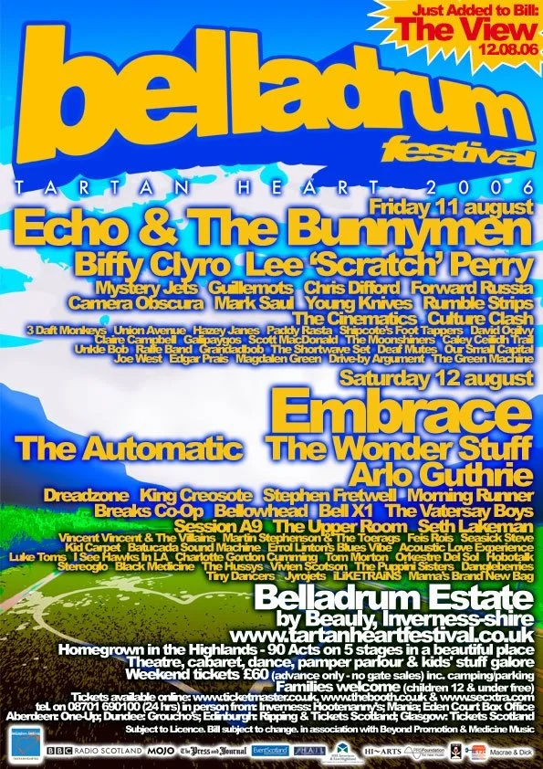 THE POSTERS — Belladrum Festival 2025 - Homegrown in the Highlands