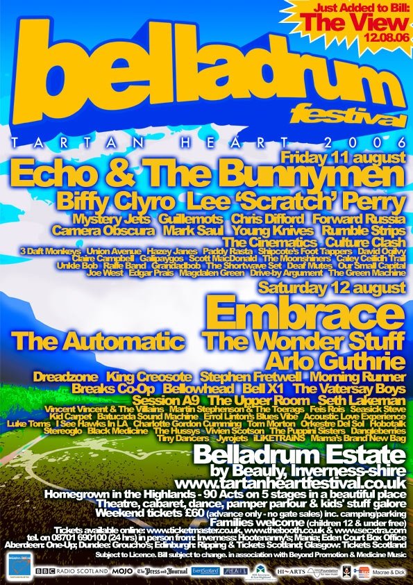 THE POSTERS — Belladrum Festival 2025 - Homegrown in the Highlands