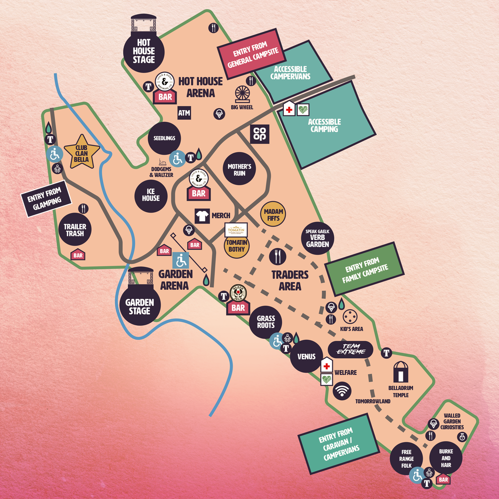 Map — Belladrum Festival 2025 - Homegrown in the Highlands