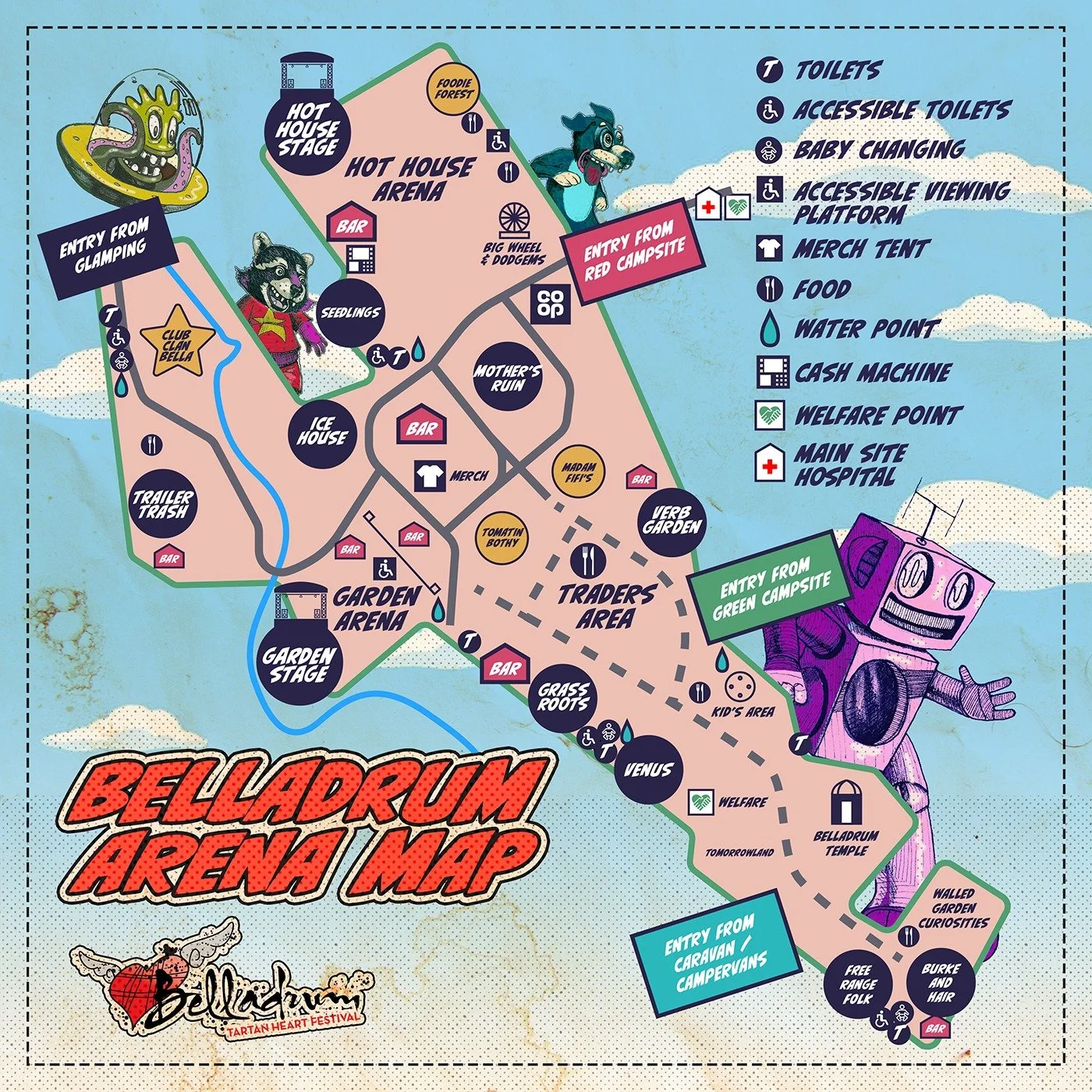 Map — Belladrum Festival 2024 - Homegrown in the Highlands